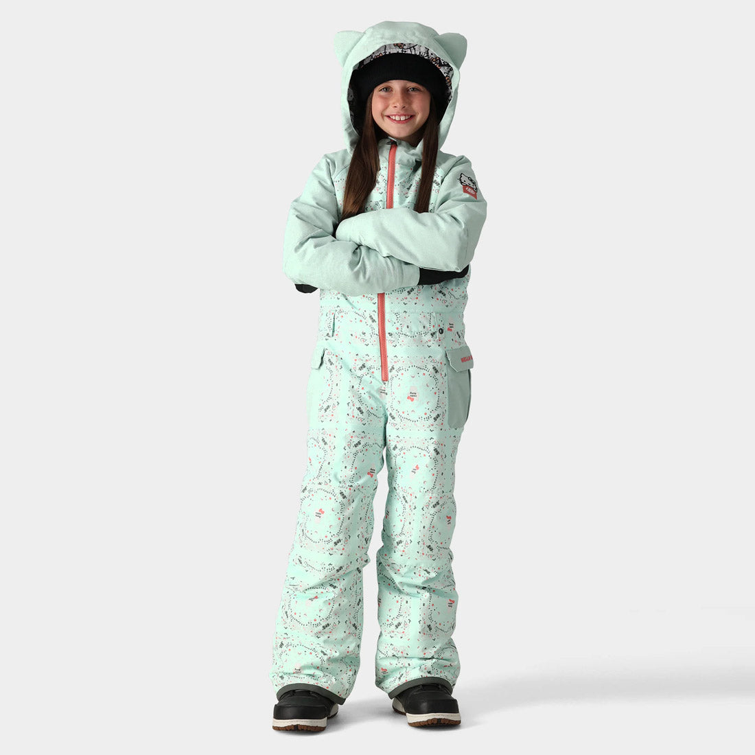 686 Girl's Shine One Piece 2025 - Hello Kitty Seaglass Bandana – Quest ...