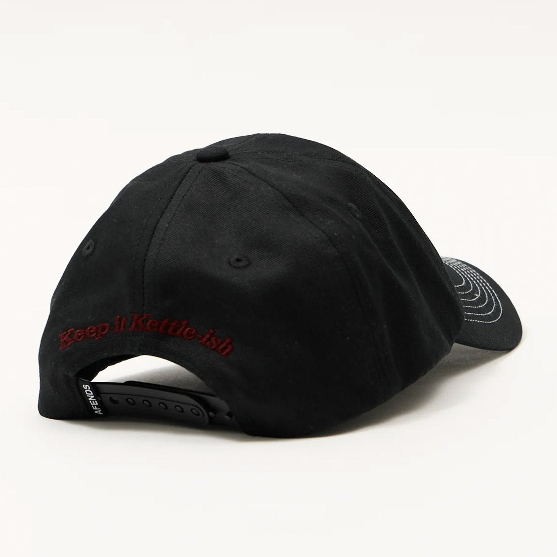 AFENDS Kettle Six Panel Cap - Black – Quest Store