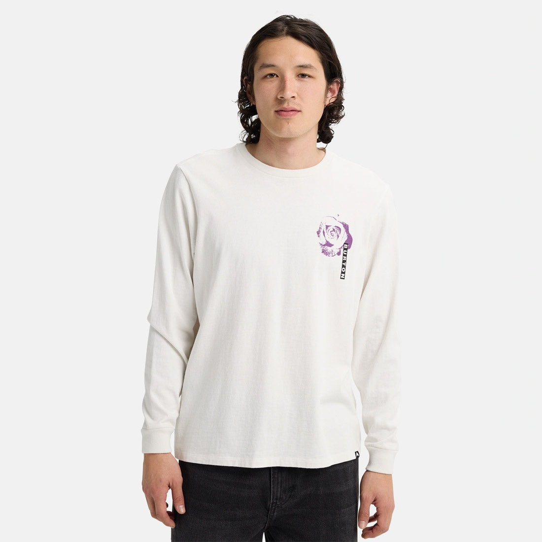 BURTON Heavyweight PJ Artist Long Sleeve Tee - Stout White – Quest Store