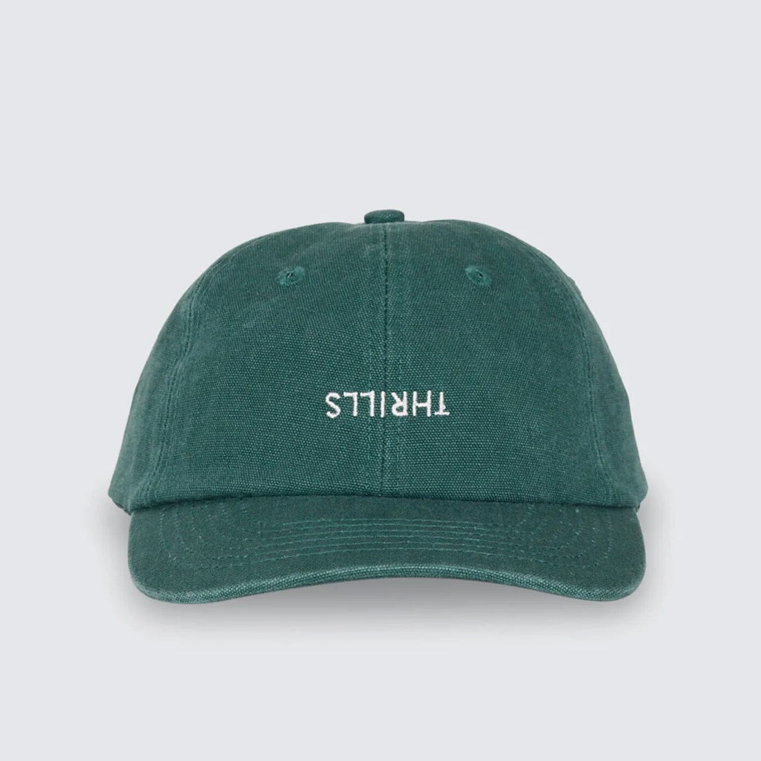 THRILLS Minimal Thrills 6 Panel Cap - Jasper Green – Quest Store